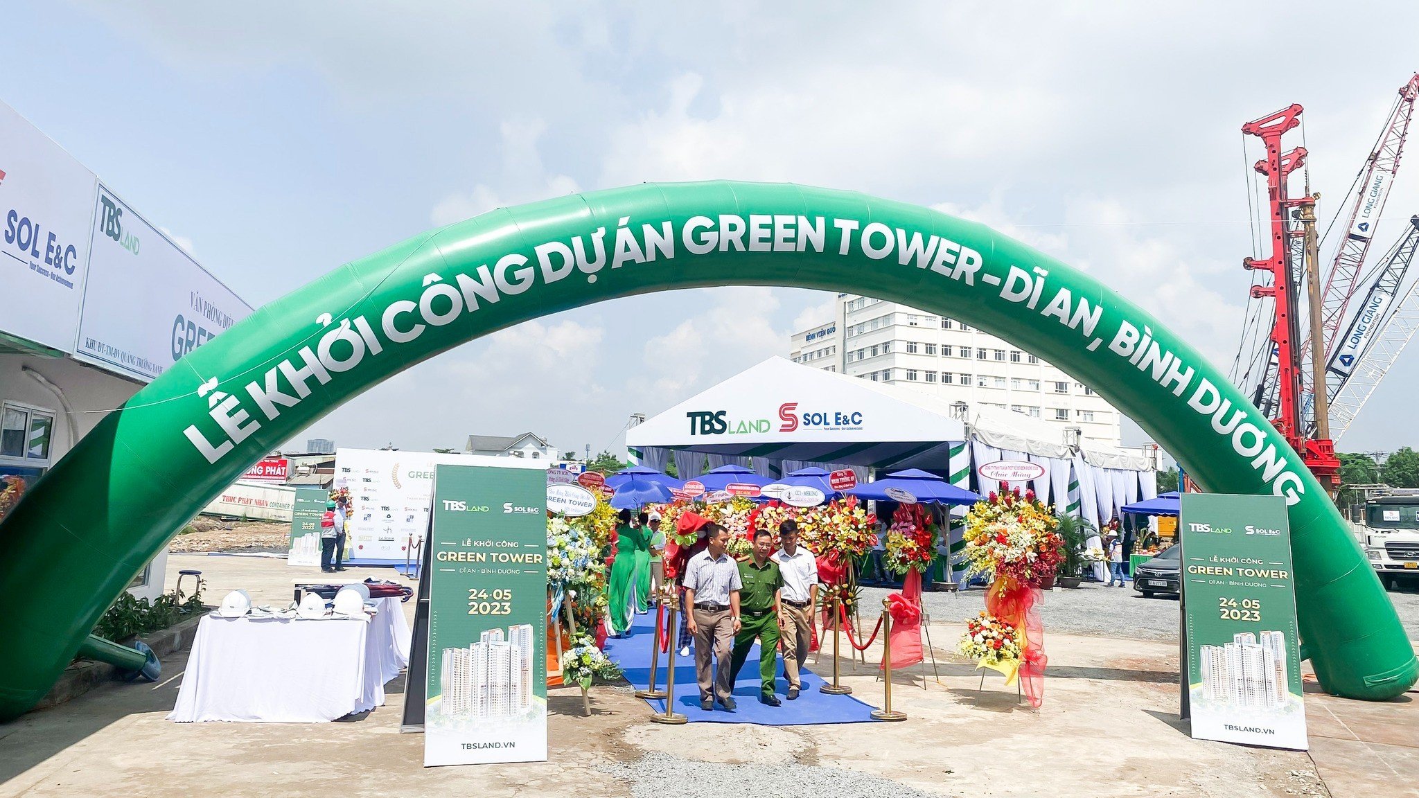 Dự án căn hộ Green Tower Dĩ An, Bình Dương của TBS Land